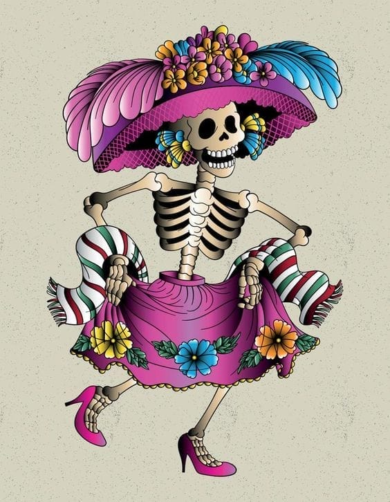 Historia de la catrina y su relación con el día de muertos
